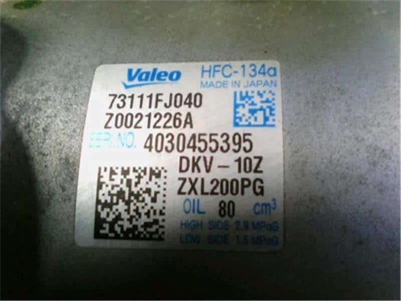 [Used]A/C Compressor SUBARU Forester 2014 DBA-SJ5 73111FJ041 - BE ...