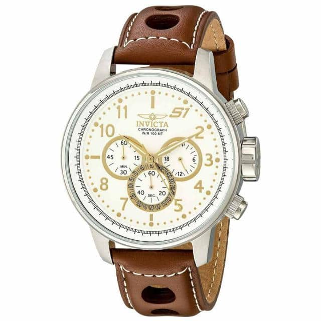 [New]Bianco Invicta 16010 da Uomo S1 Rally Chrono Quadrante Bianco ...