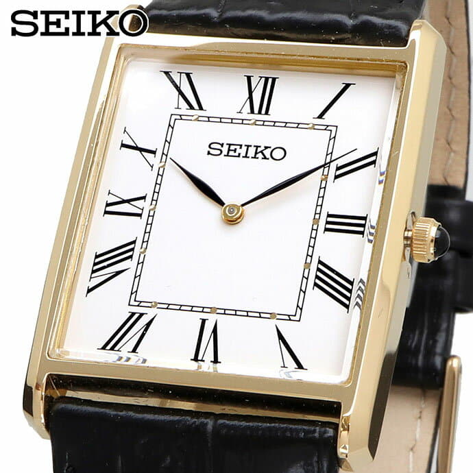 [New]SEIKO SEIKO clock ESSENTAILS essential quartz simple mens SWR052 ...