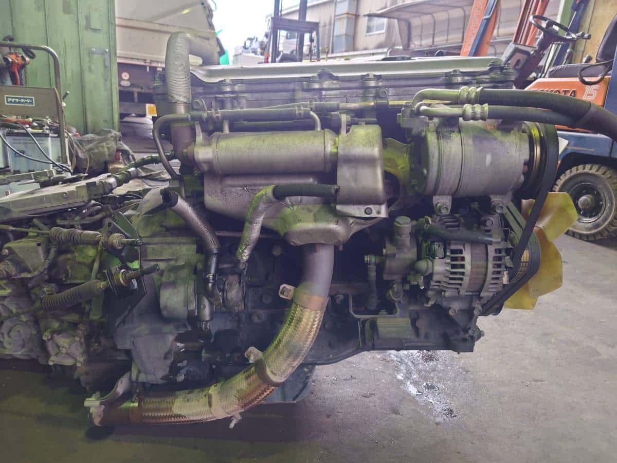 [Used]4HL1-1 Engine Isuzu elf February, 2005 PB-NKR81A best output 96 ...
