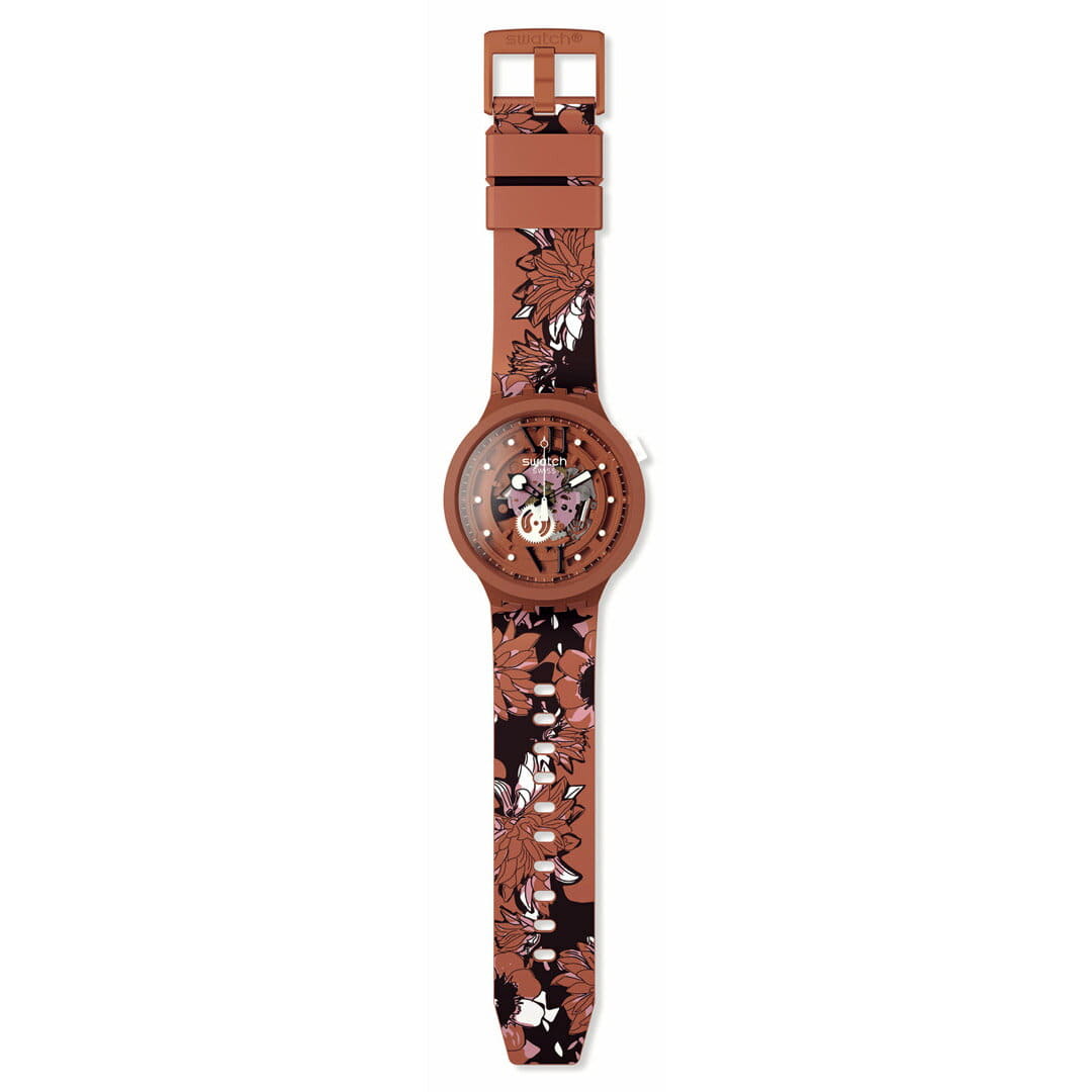 [New]Swatch Swatch CAMOFLOWER COTTON duck flower collection ...