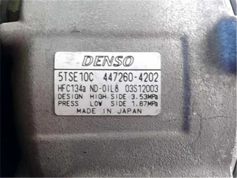 [Used]A/C Compressor TOYOTA Porte 2014 DBA-NCP145 8831052750 - BE ...