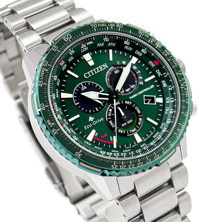 [New]CITIZEN pro master direct flight SKY series Eco Drive radio time ...