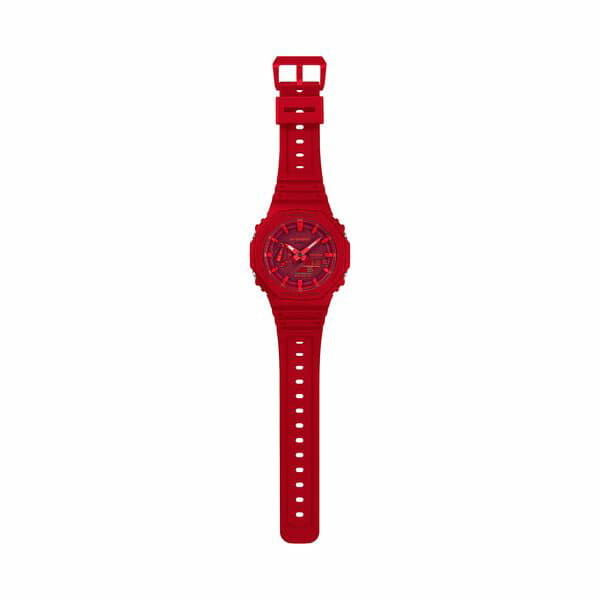 [New]CASIO Casio G-SHOCK BASIC basic mens red GA-2100-4AJF - BE FORWARD ...