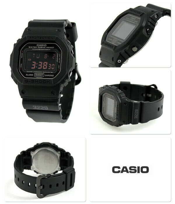 [New]G-SHOCK Black CASIO DW-5600MS-1DR Casio G-Shock red-eye clock - BE ...