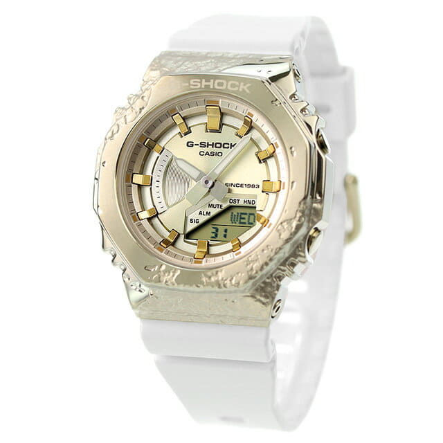 [New]G-SHOCK quartz GM-S2140GEM-9A unisex Casio casio champagne gold ...