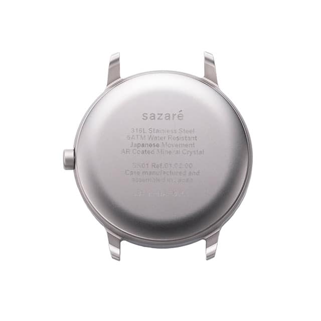 [New]sazare sazare mens buran whump pull clock Ladies SK01 SS Silver ...