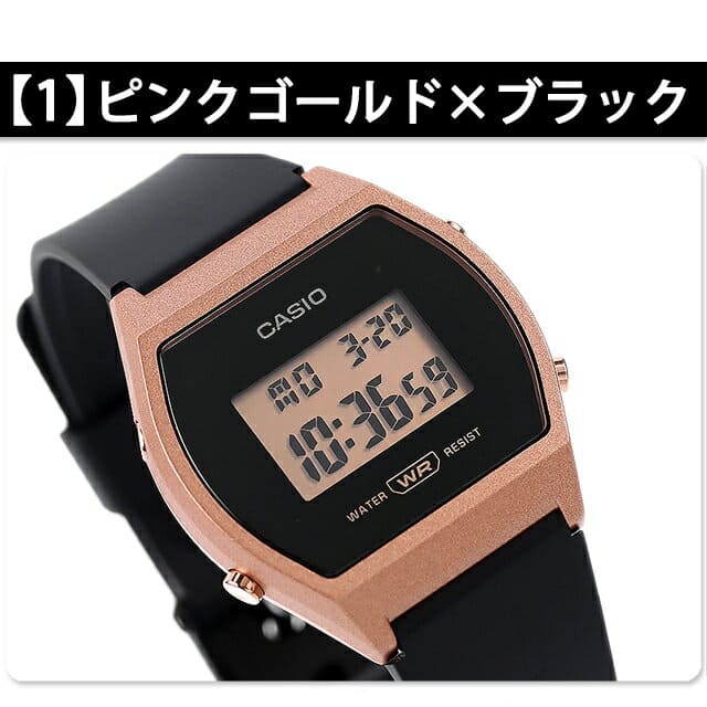 [New]CASIO Casio quartz LW-204 unisex Casio casio digital pink Gold ...