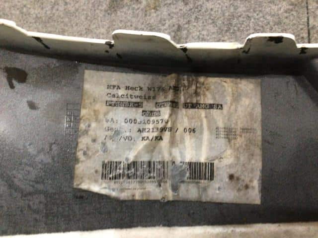 [Used]Rear Bumper Assembly MERCEDES-BENZ Benz a class 2014 DBA-176042 ...