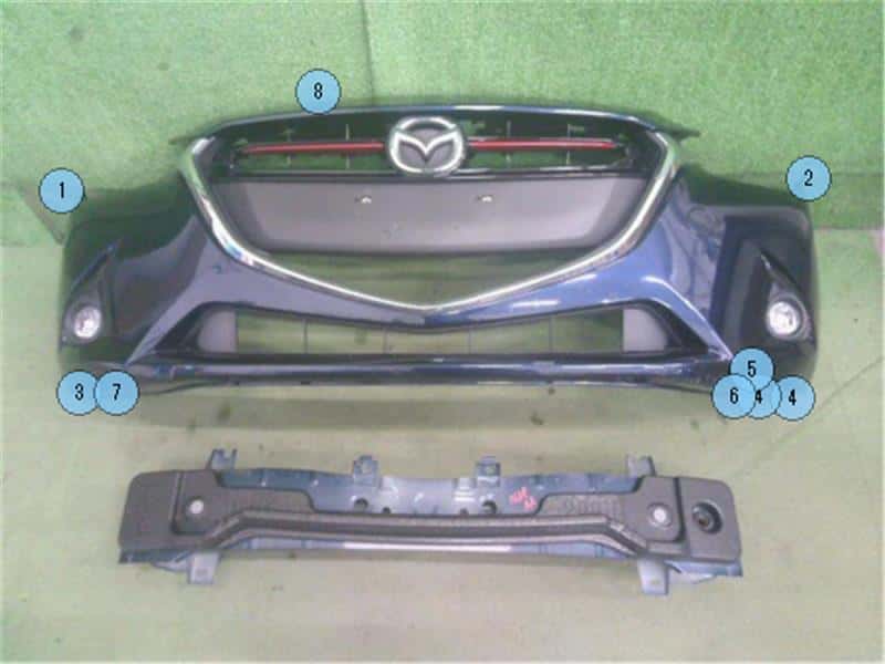 [Used]Front Bumper MAZDA Demio 2015 LDA-DJ5FS - BE FORWARD Auto Parts