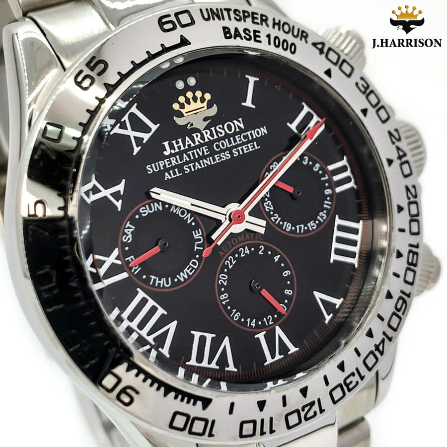 [New]J.HARRISON John Harrison mens Automatic winding rolling by hand ...