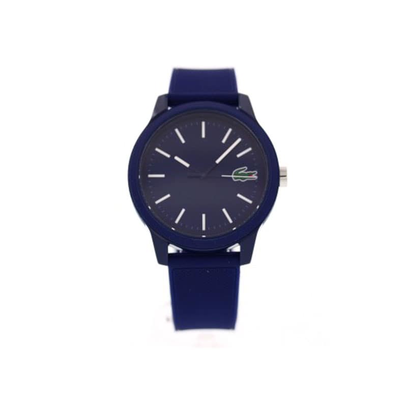[New]Lacoste 12.12 2010987 mens Navy rubber strap LACOSTE - BE FORWARD ...