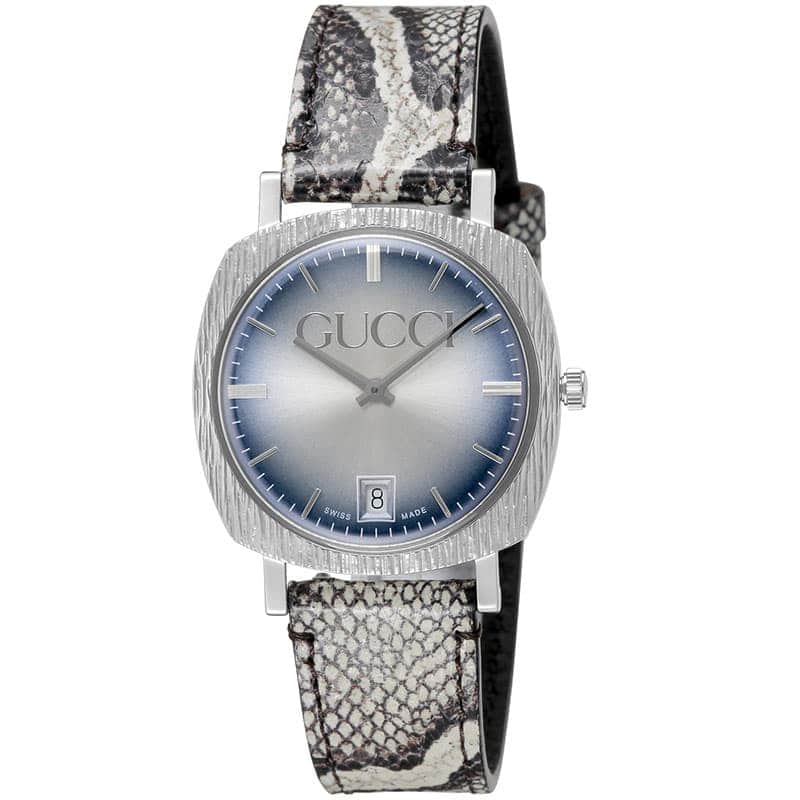 [New]Gucci GUCCI clock 152 152 unisex YA152401 blue snake pattern high ...