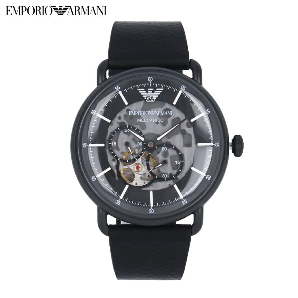 [New]EMPORIO ARMANI Emporio Armani AVIATOR MECCANICO clock mens ...