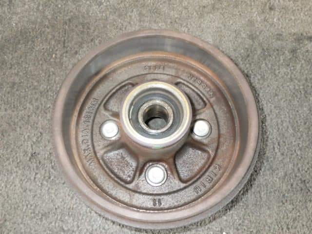 [Used]Rear Brake Drum NISSAN March 2003 UA-AK12 43206CT40A - BE FORWARD ...