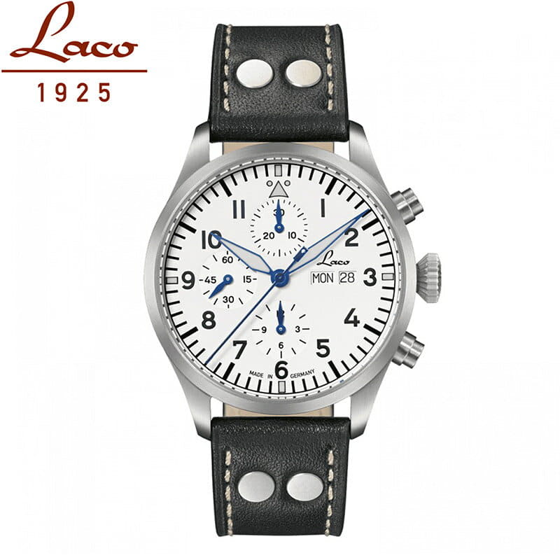[New]rako Laco Chronograph keel. 2 vice 862153 mens clock self-winding ...