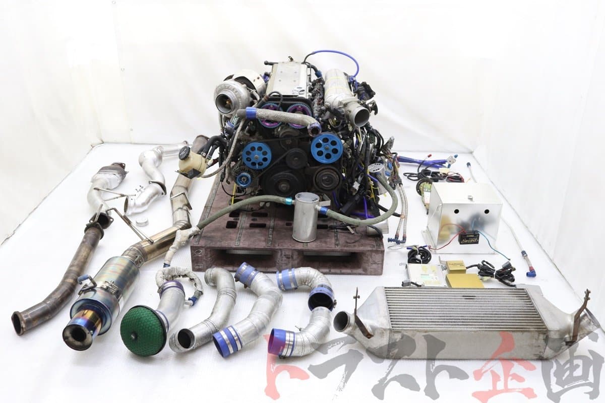[Used]2100527301 1.5JZ Engine Assy HKS T51R 272 degrees cam V pro ...