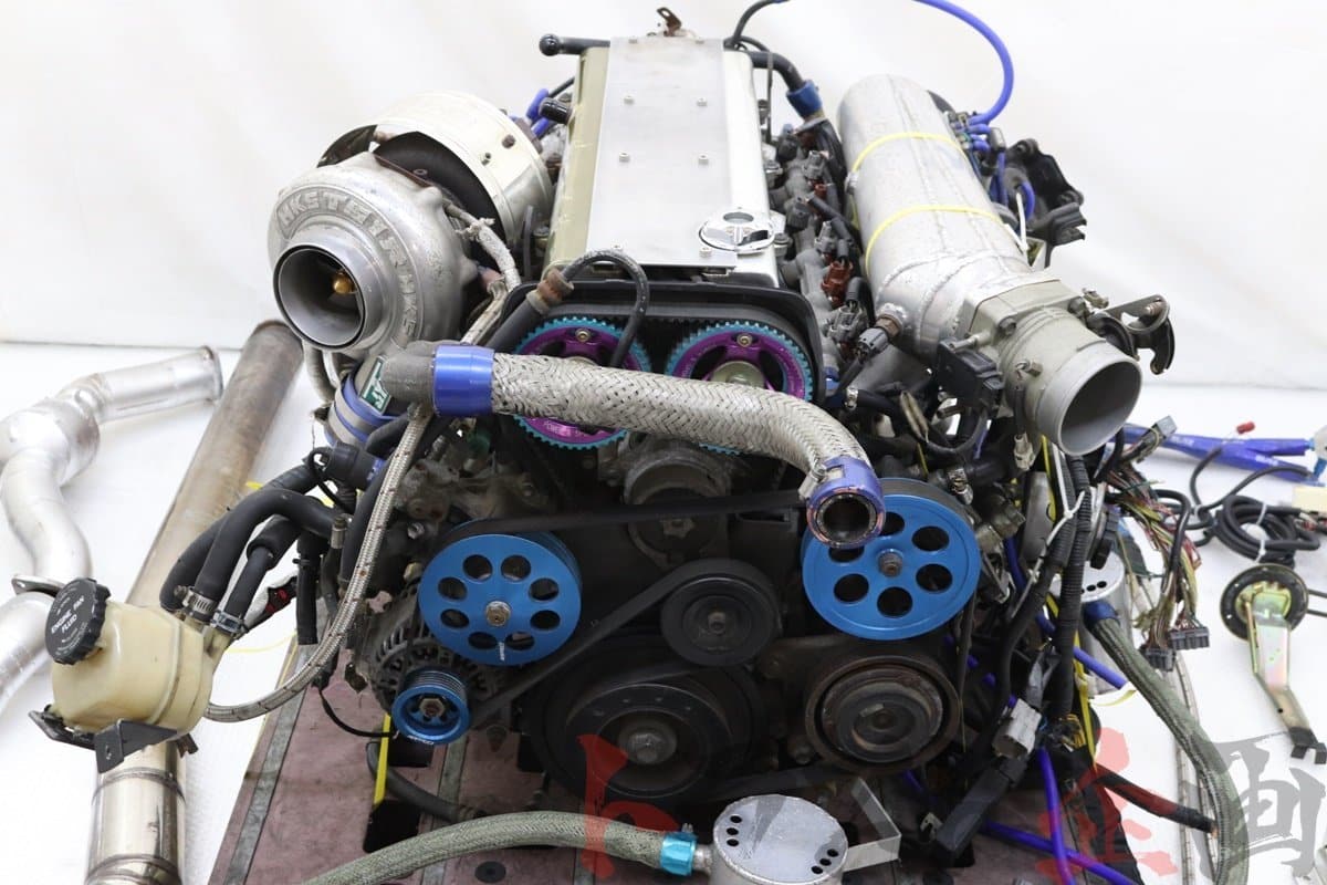 [Used]2100527301 1.5JZ Engine Assy HKS T51R 272 degrees cam V pro ...