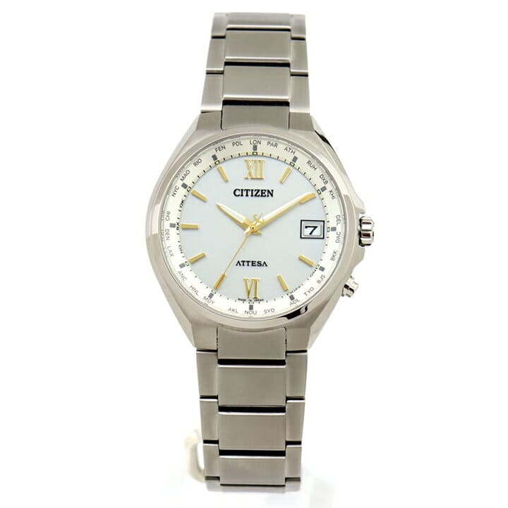 [New]CITIZEN ATTESA direct flight Eco Drive Electric wave solar ...