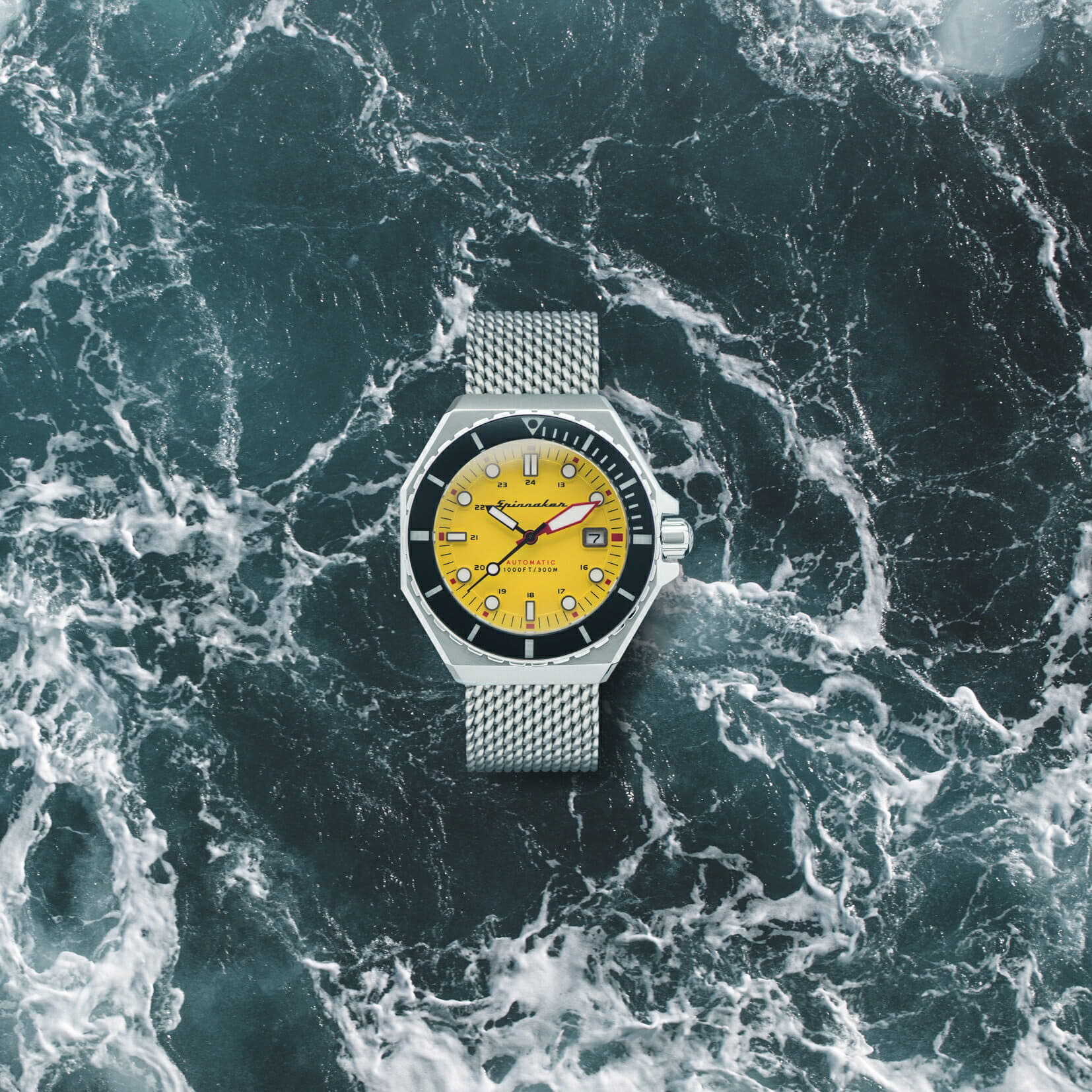 [New]SPINNAKER supinika DUMAS self-winding watch mens yellow SP-5081-44 ...