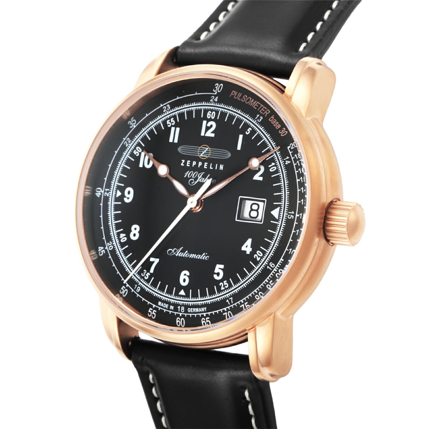 [New]ZEPPELIN Zeppelin series self-winding watch mens Black 7654-2 ...