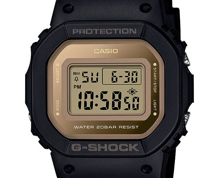 [New]G-SHOCK Casio G-Shock Origin mid size Black & Gold GMD-S5600-1JF ...