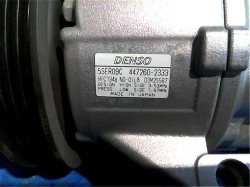 [Used]A/C Compressor TOYOTA Corolla Fielder 2010 DBA-NZE141G 8831052551 ...