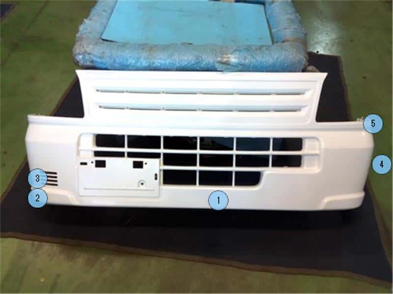 [Used]Front Bumper SUZUKI Carry 2014 EBD-DA16T 7171185T00R7E - BE ...