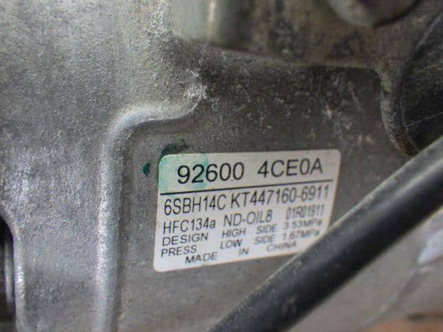 [Used]A/C Compressor NISSAN X-Trail 2014 DBA-NT32 926004CE0A - BE ...