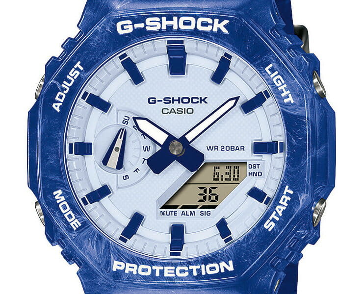 [New]WEB G-SHOCK G-SHOCK blue & white GA-2100BWP-2AJR Casio G-Shock ...