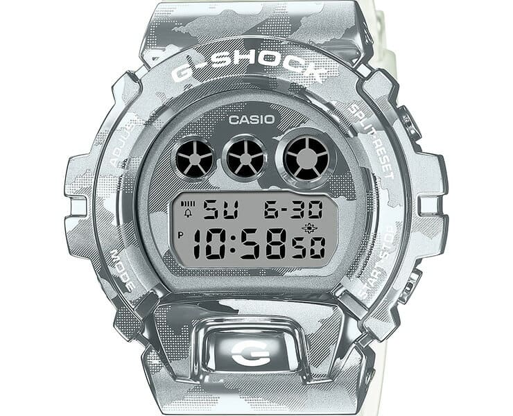 [New]Casio G-Shock meta Luke bird skeleton camouflage Silver GM-6900SCM ...