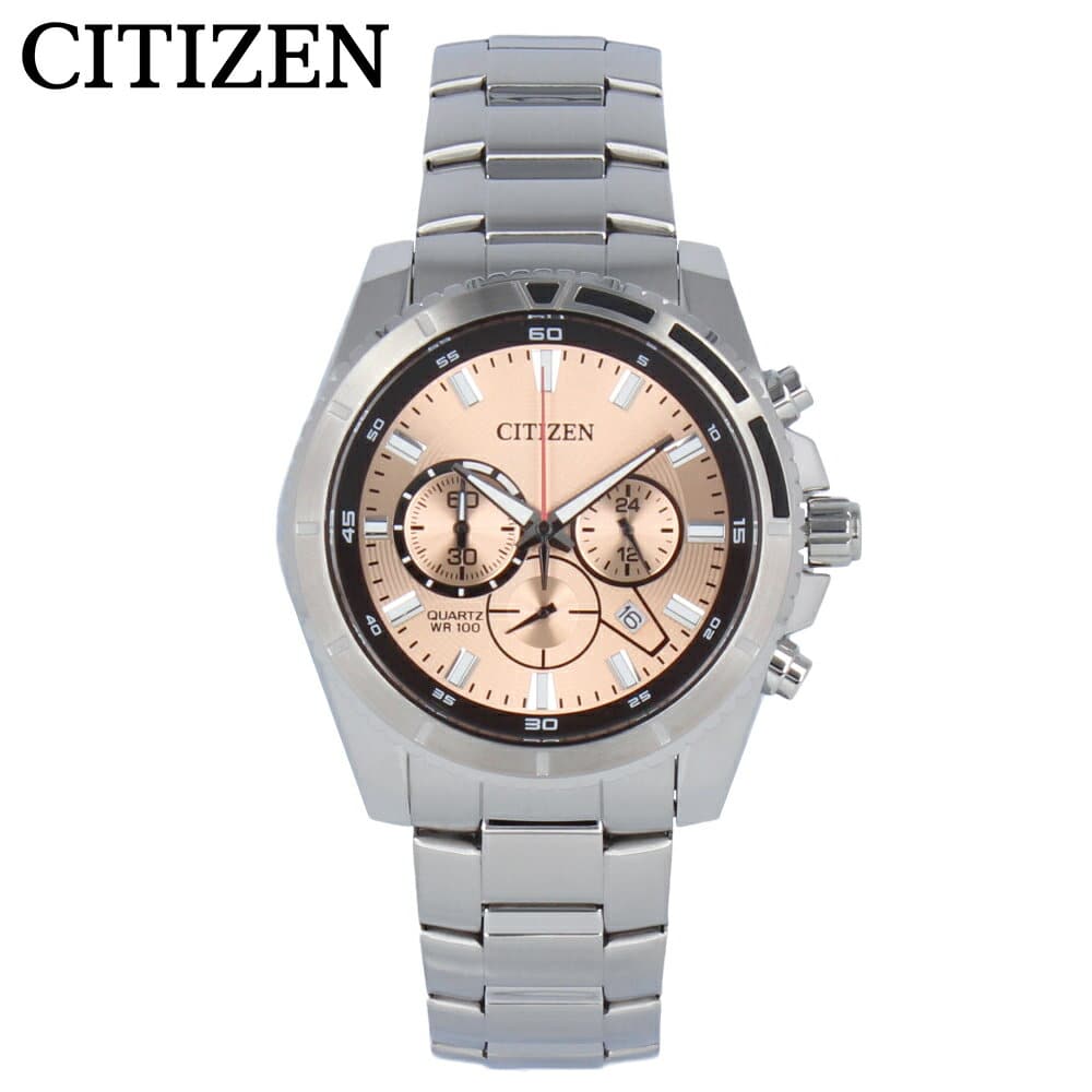 [New]Citizen CITIZEN clock mens waterproofing quartz analog Chronograph ...