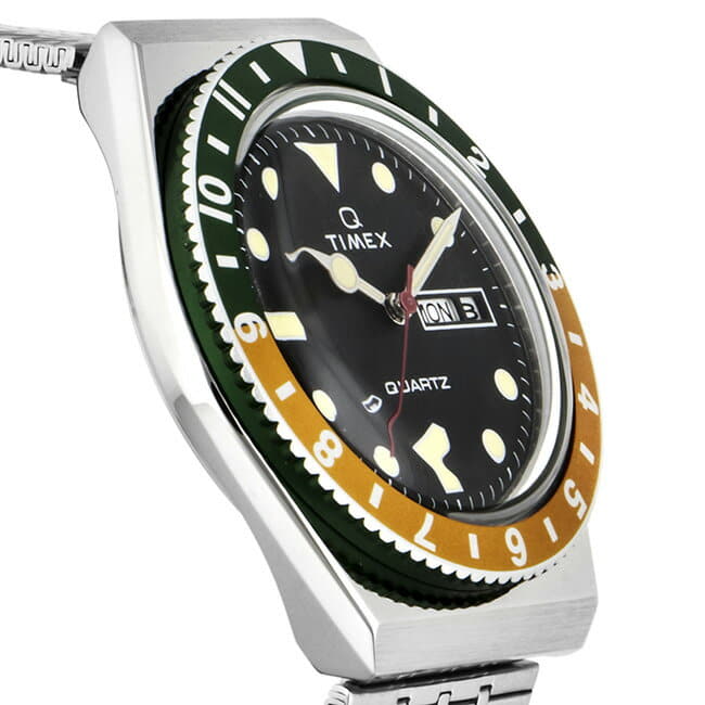 [New]It is !TIMEX Timex mens Ladies Q Timex green yellow TW2U61000 ...