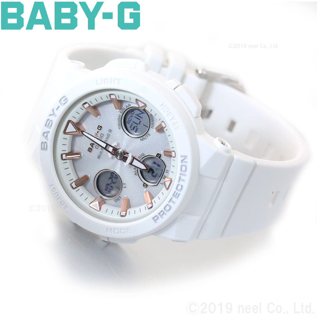 [New]up to 37 times! BABY-G Casio baby G Electric wave solar Neon ...