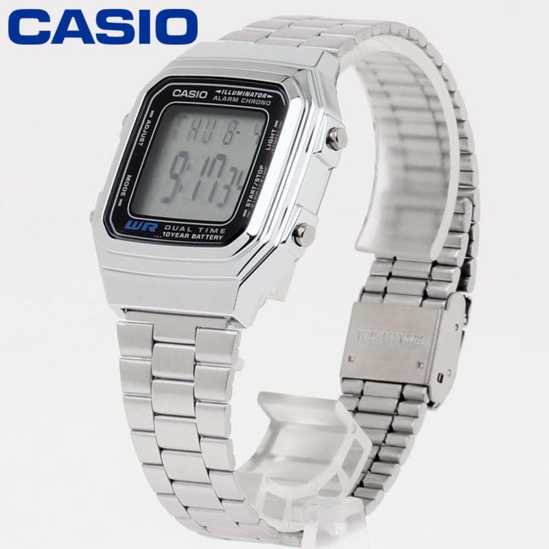 [New]CASIO Casio standard square digital watch A178WA-1 MC - BE FORWARD ...