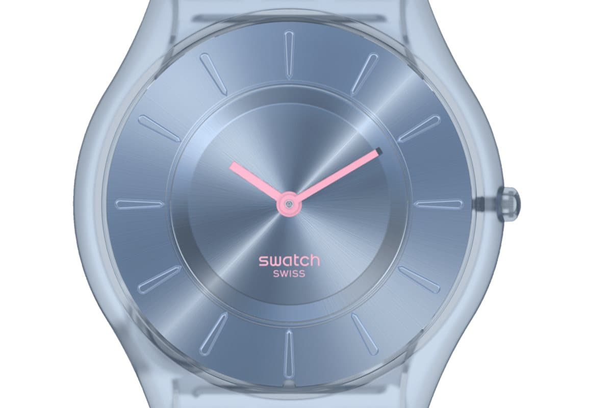 [New]swatch Swatch mens Ladies skin Classic denim blue Skin Classic ...