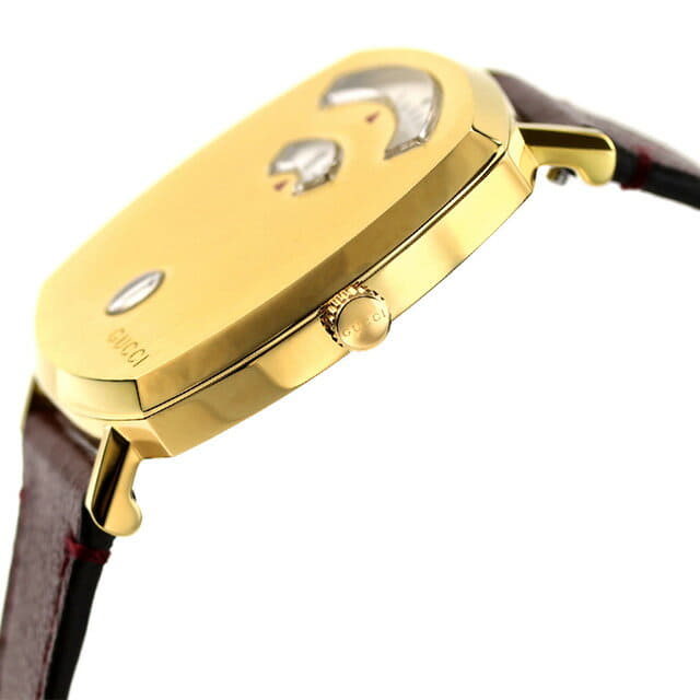 [New]Gucci grip quartz mens Ladies leather belt GUCCI YA157405 analog ...