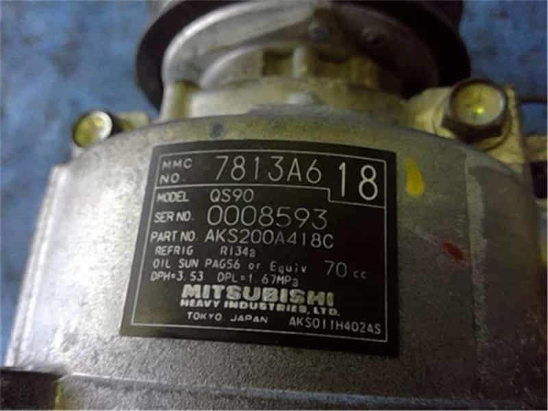 [Used]A/C Compressor MITSUBISHI RVR 2012 DBA-GA4W 7813B090 - BE FORWARD ...