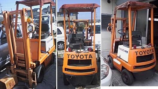[Used]3P Engine of the actual work Toyota forklift 2FGL7 Than parts ...