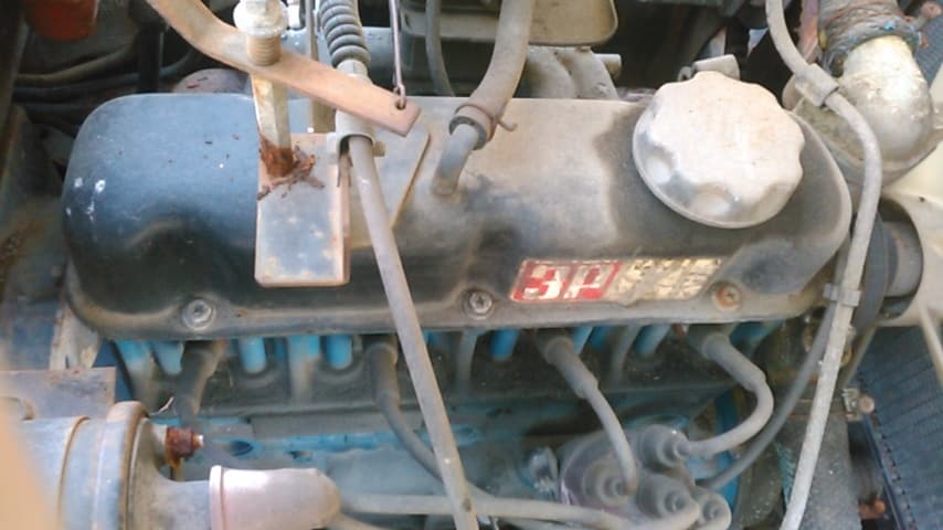 [Used]3P Engine of the actual work Toyota forklift 2FGL7 Than parts ...