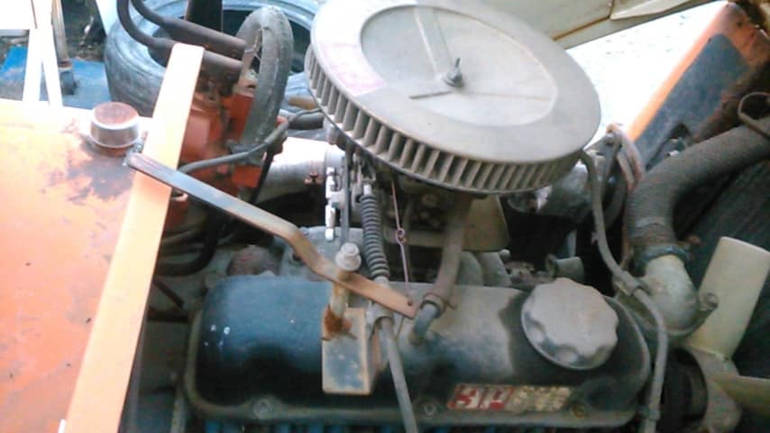 [Used]3P Engine of the actual work Toyota forklift 2FGL7 Than parts ...