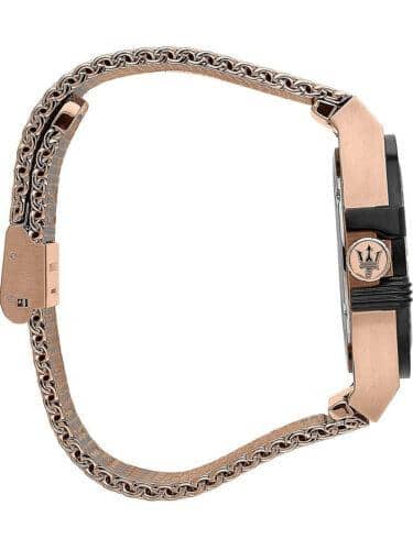 [New]Maserati Men's R8853108009 Rose Gold Stainless Steel Quartz Dress ...