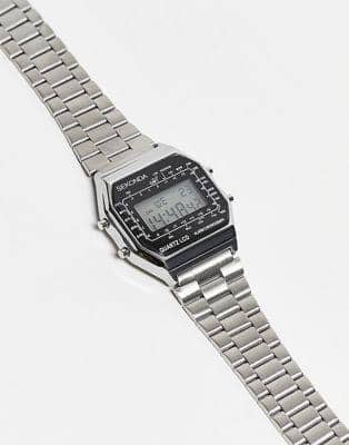 [New]Sekonda Digital Watch in Silver unisex - BE FORWARD Store