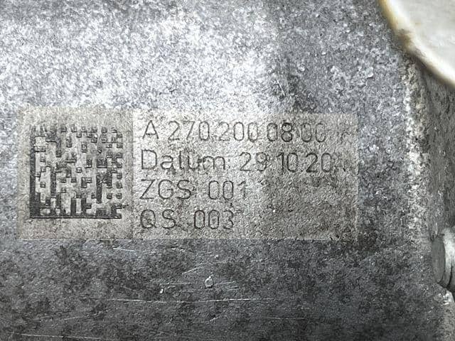 [Used]Water Pump MERCEDES-BENZ Benz b class 2013 DBA-246242 A2702000800 ...