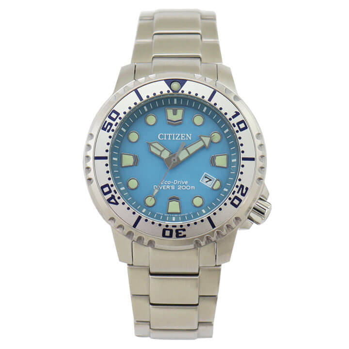 [New]CITIZEN pro master MARINE Marlene Eco Drive solar analog metal ...