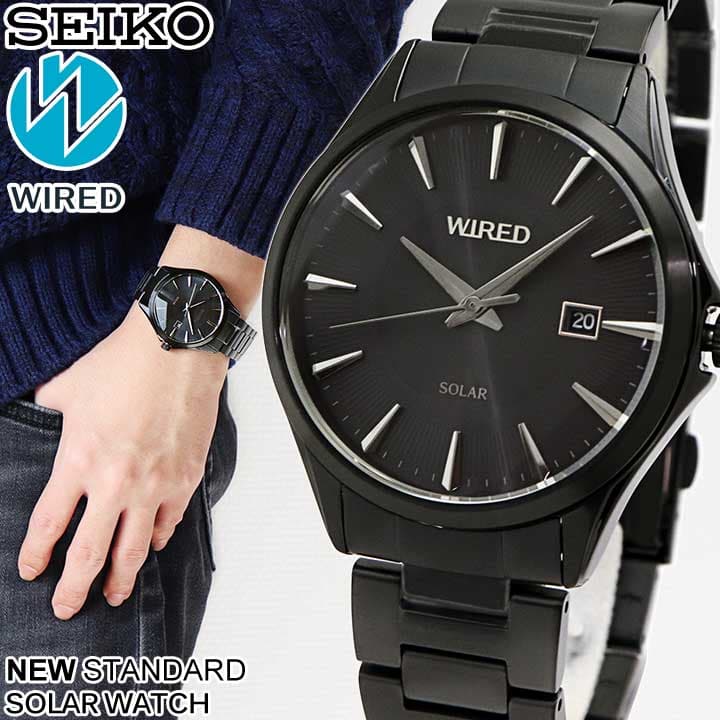 [New]Mens AGAD412 black Black master husband for the SEIKO wired new ...