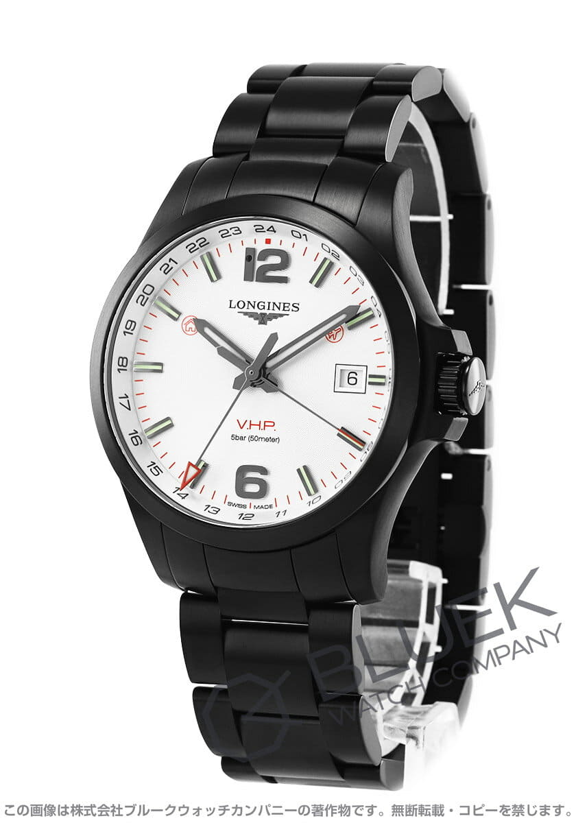 [New]Longines conk est V.H.P. GMT mens L3.728.2.76.6 - BE FORWARD Store