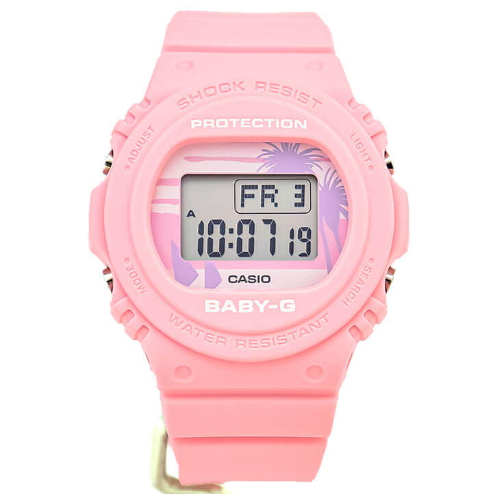 [New]Baby-G baby G digital urethane pink lady clock CASIO Casio BGD ...