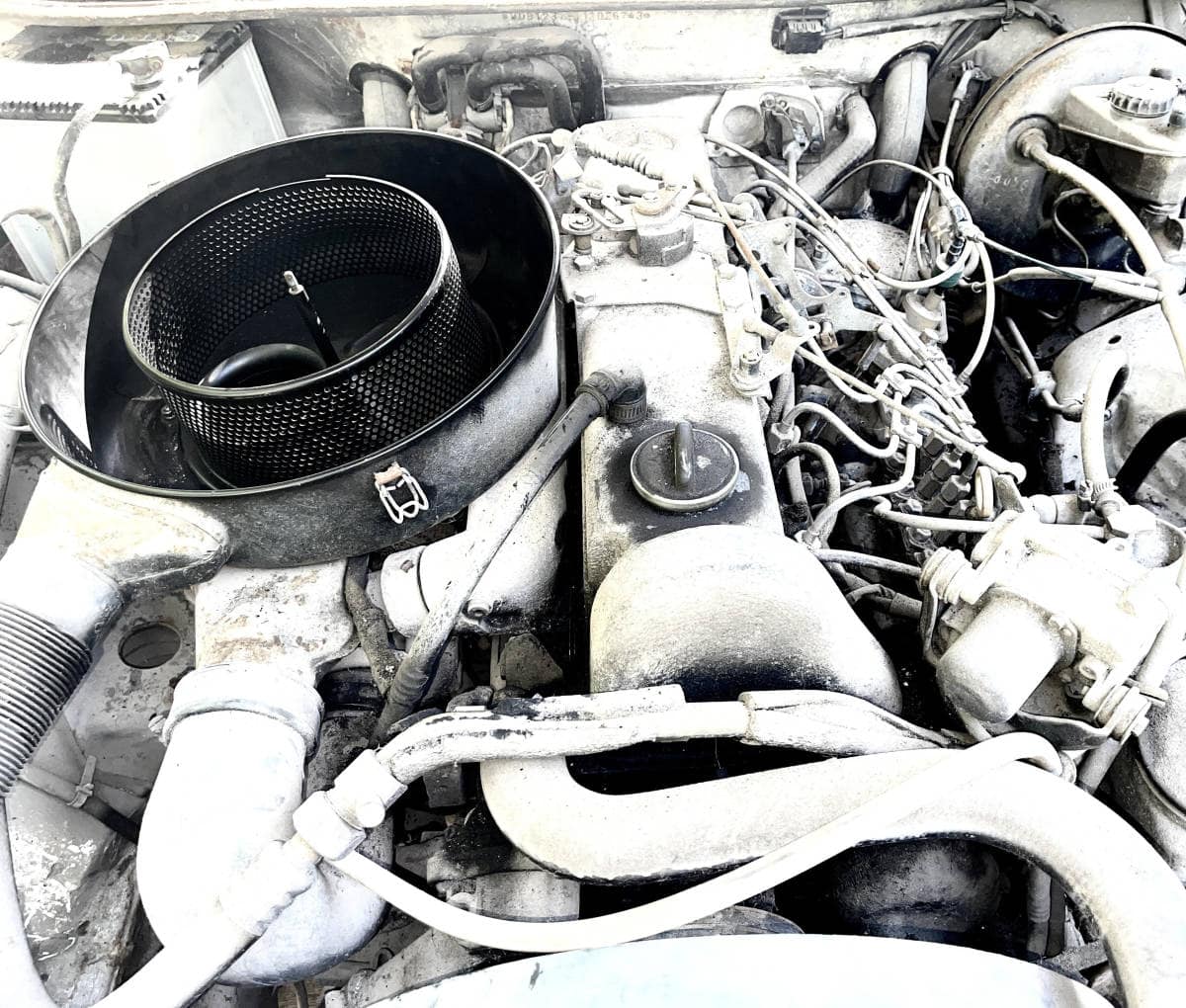 [Used]Benz W123 300D TURBO DIESEL Engine long block 50,000 Kms ...