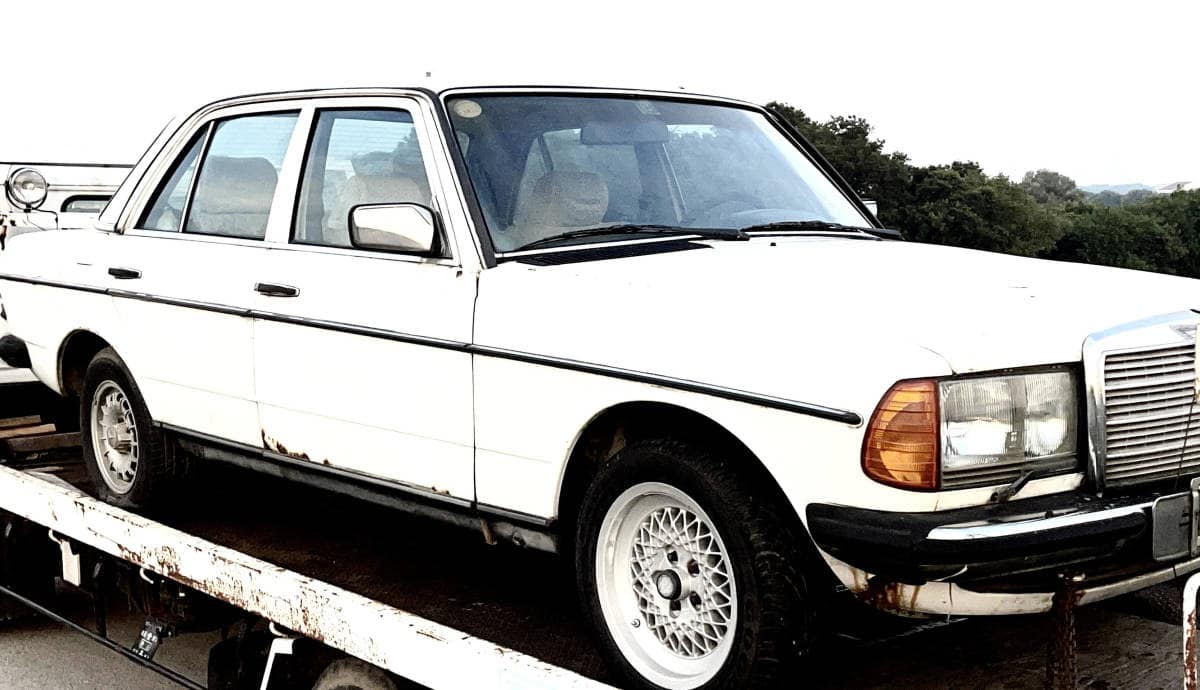 [Used]Benz W123 300D TURBO DIESEL Engine long block 50,000 Kms ...